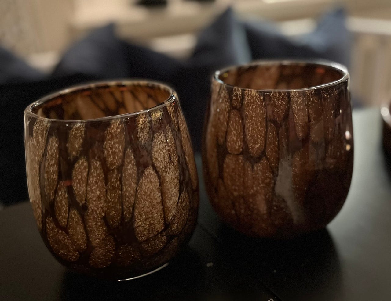 Telys- Glass lykter - Decocandel - mouth blown | FINN torget