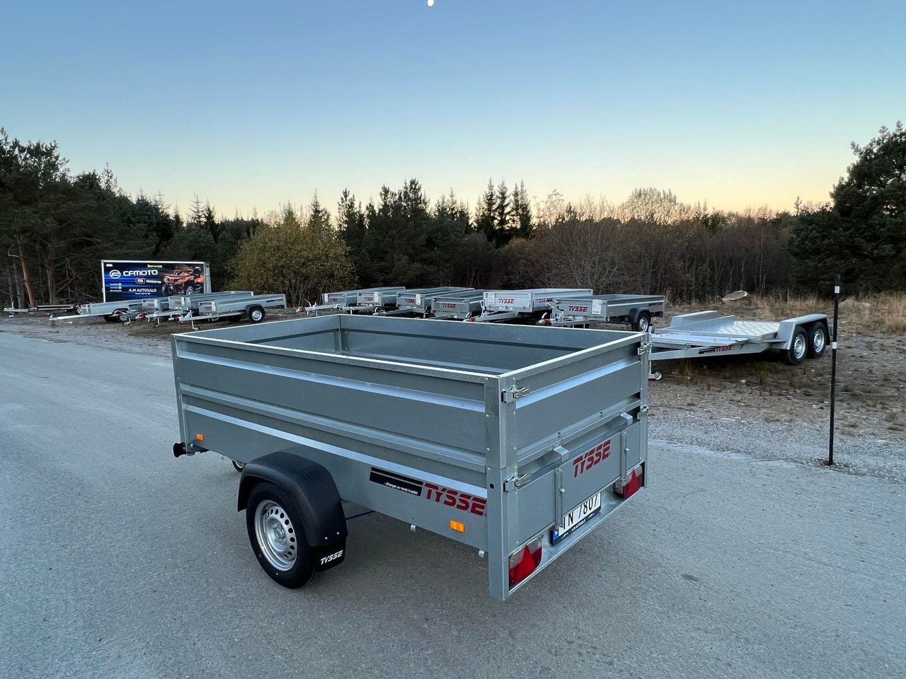 Tysse 6177 Tipphenger 750KG Brems - Med ekstra karmer Tilbud Sjekk ...