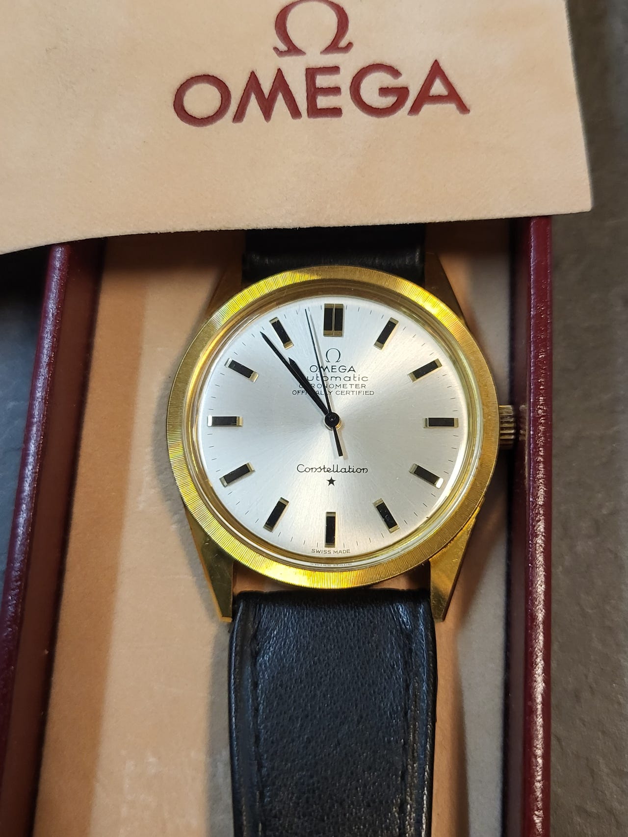 Omega Constellation Automatic massiv gull | FINN-torget