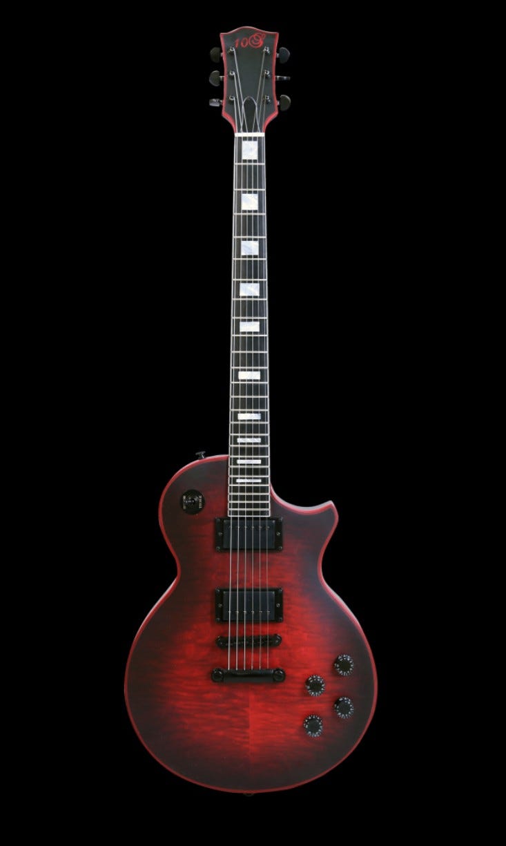 10s Guitars GF Baritone Red Widow | FINN-torget