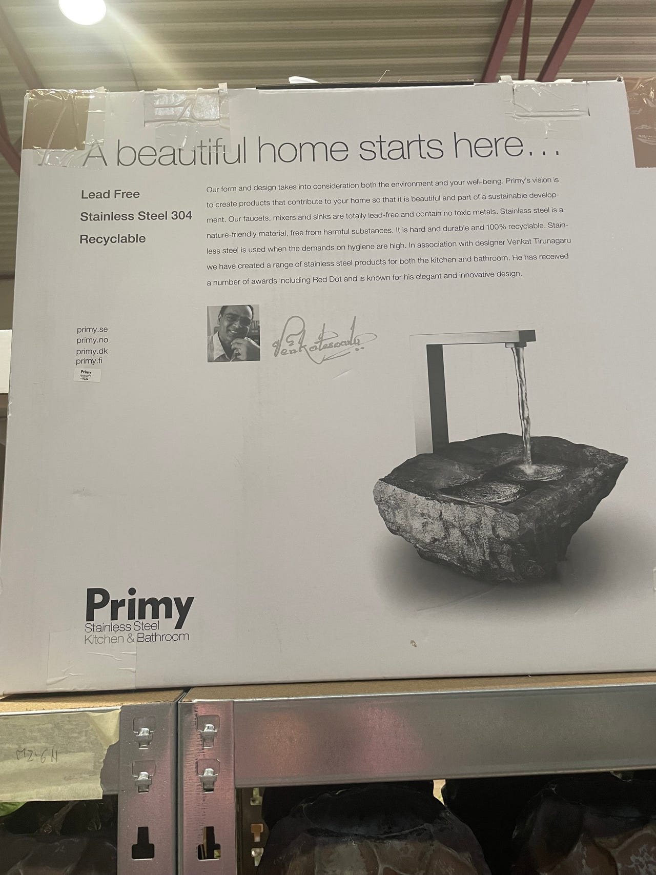 Primy bathroom steel servantbatteri | FINN-torget