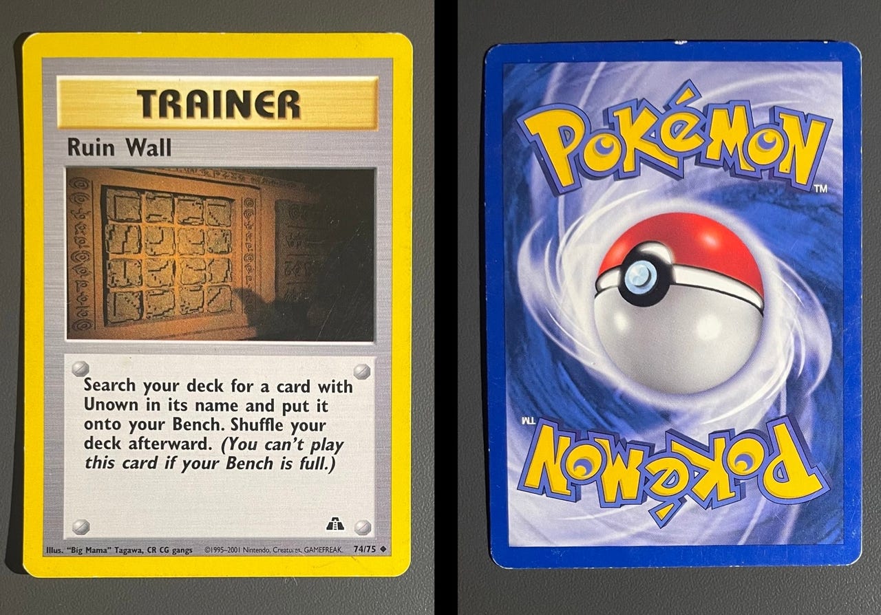 Pokemon-kort Ruin Wall #74/75 uncommon fra serien Neo Discovery | FINN ...