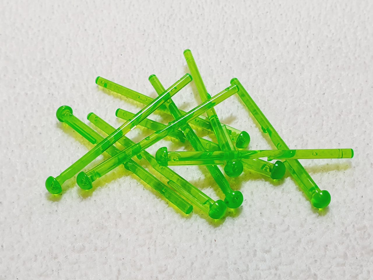 LEGO Projectile Arrow (15303) Trans-Bright Green | 10stk | FINN-torget