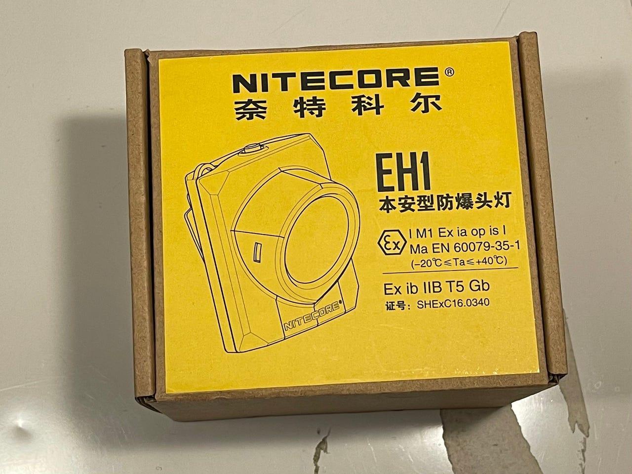 Nitecore EH1 Oppladbar Hjelm Lykt ATEX EX | FINN-torget