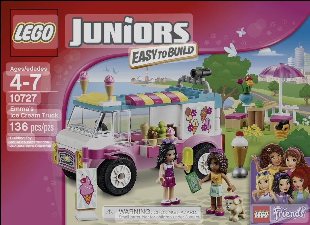 LEGO FRIENDS 10727 komplett Emmas Ice cream truck | FINN torget
