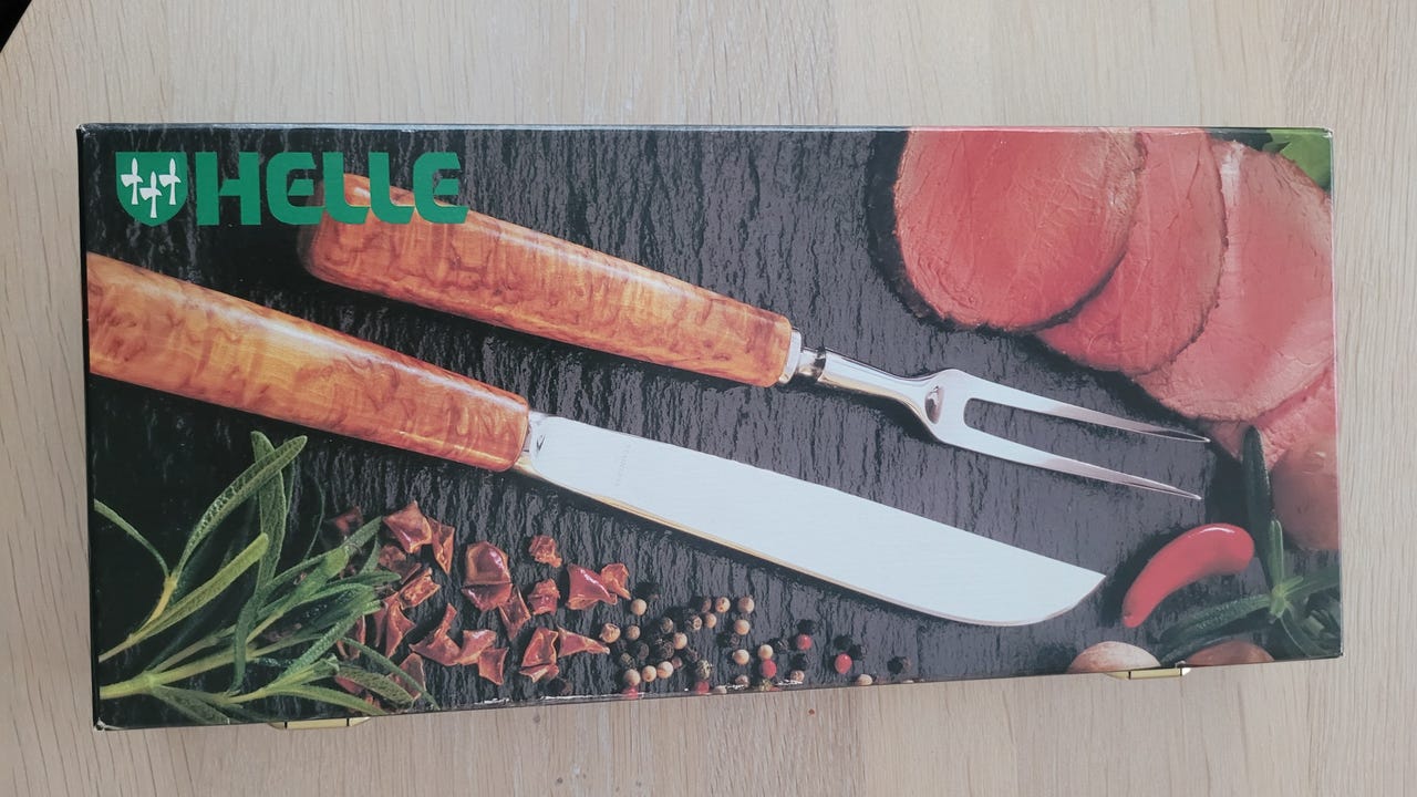 Helle Tranchersett (bestikk) (perfekt til bål-/turbruk) | FINN-torget