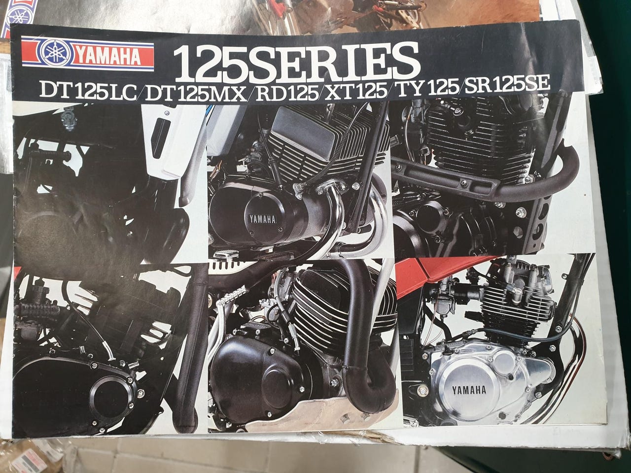 Yamaha 125 cc 1983 DT / TY / RD / XT / SR. Brosjyre | FINN torget