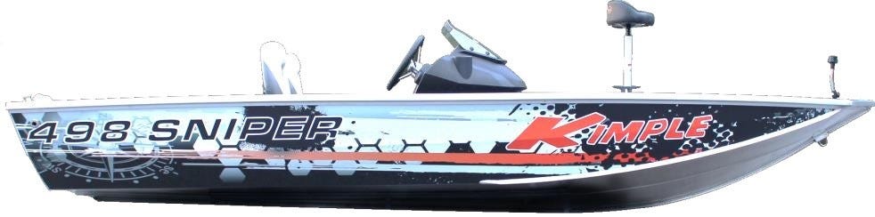 Kimple 498 Sniper Bass boat | FINN.no