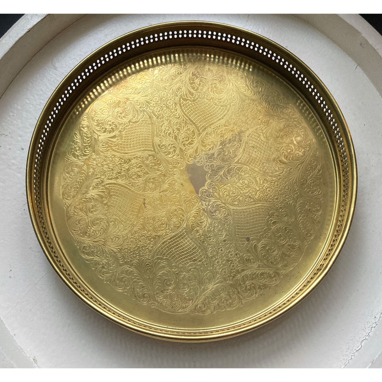 Vintage fat i messing - Pris er satt | FINN-torget