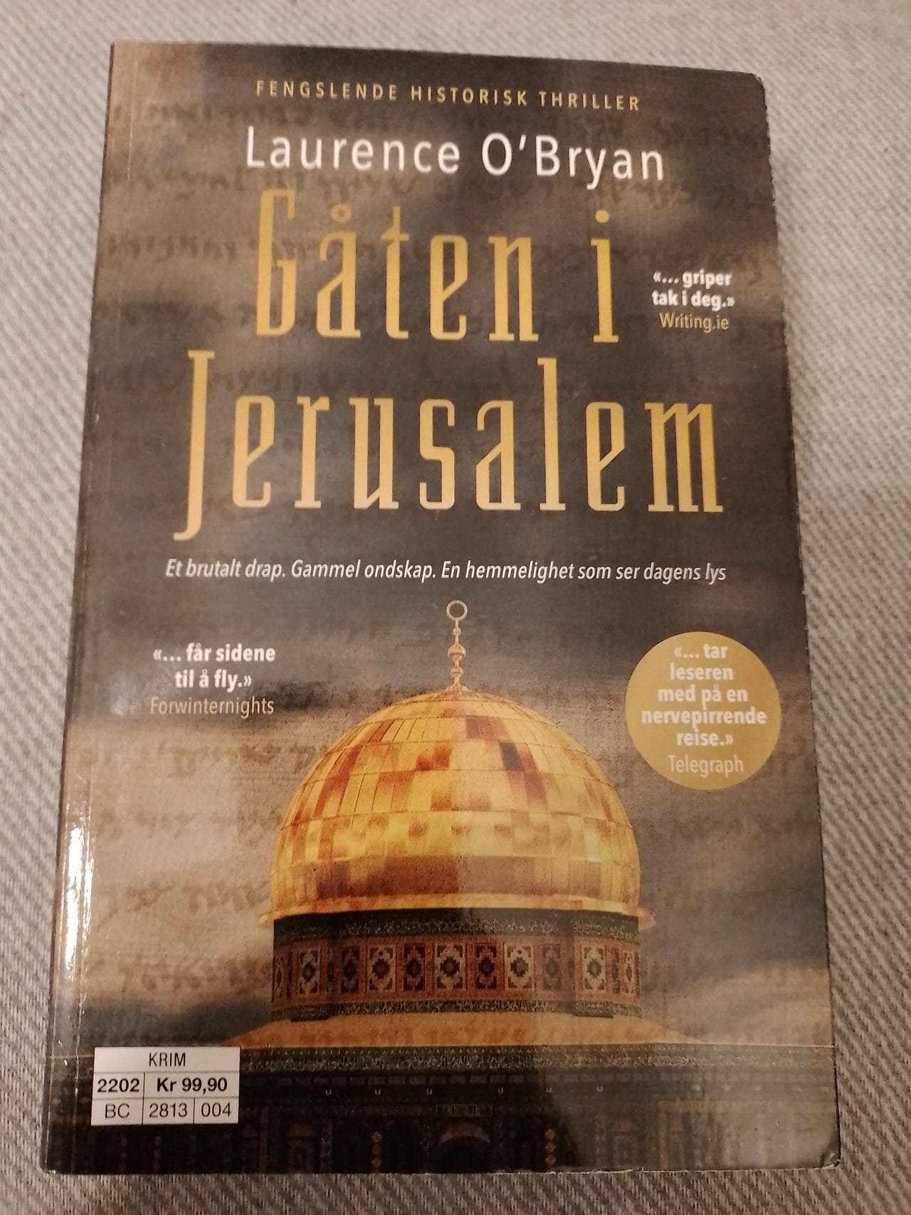 GÅTEN I JERUSALEM - Laurence O'Bryan | FINN-torget