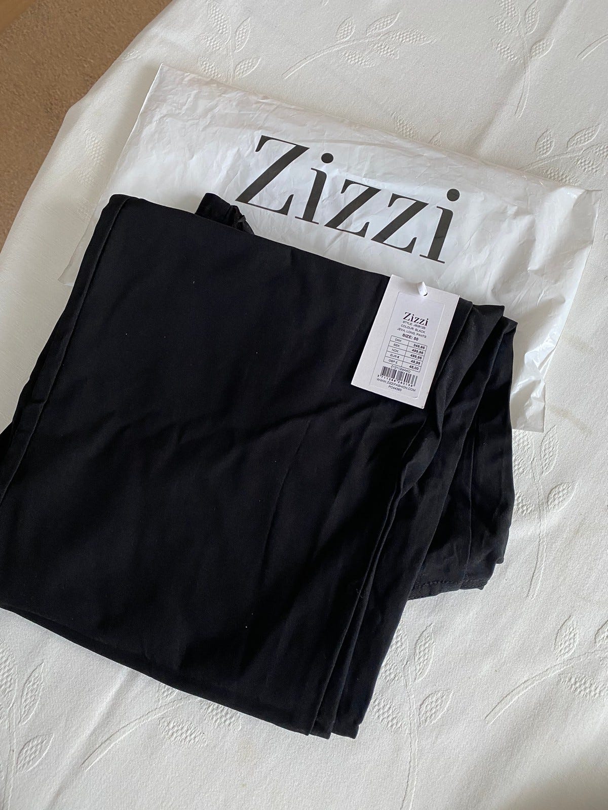 Zizzi svart , ubrukt bukse med stretch str 50 | FINN torget