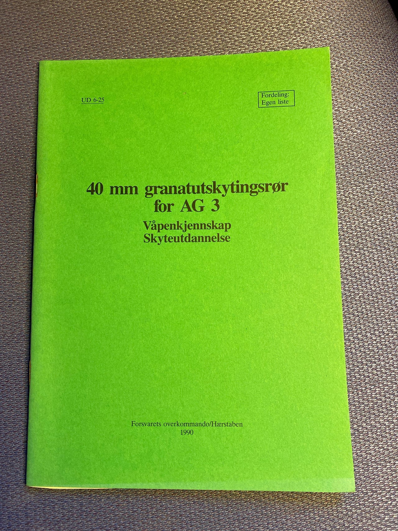 40 mm Granstutskytningsrør for AG 3 | FINN-torget
