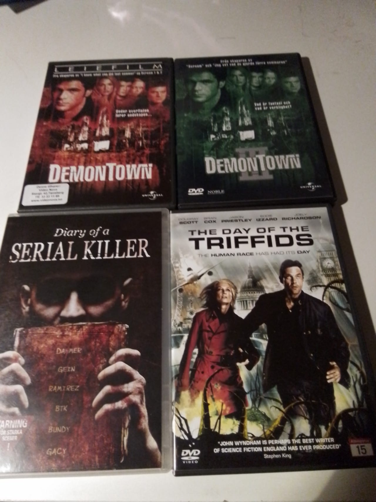 Diary of a Serial Killer- Day of the Triffids- Demon Town- Dawn of the ...