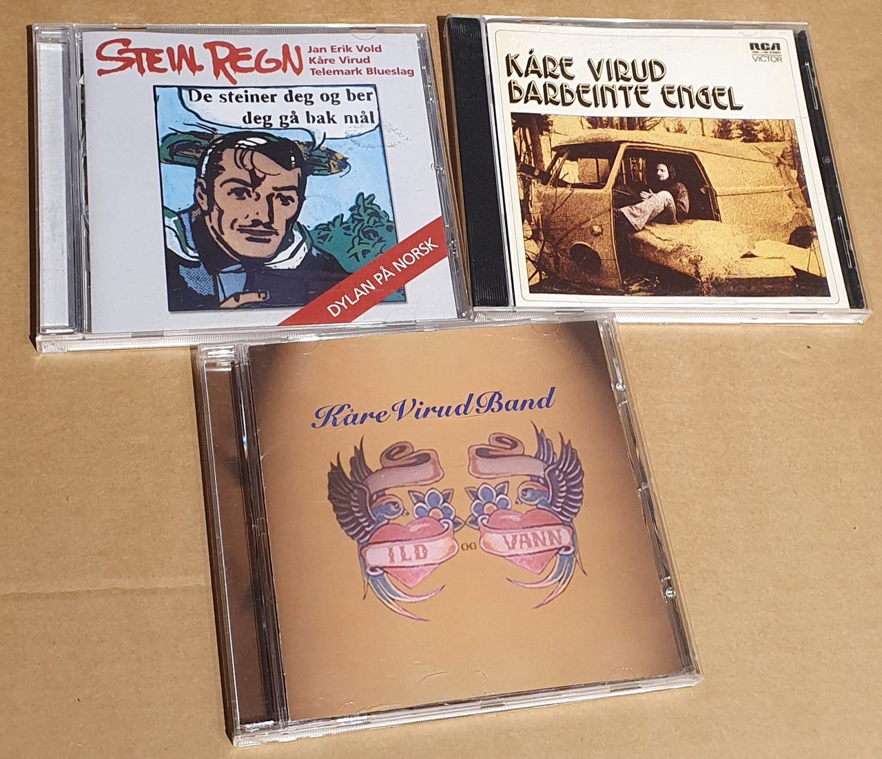 Kåre Virud Band - CD Lot - Jan Erik Vold, Telemark Blueslag | FINN-torget