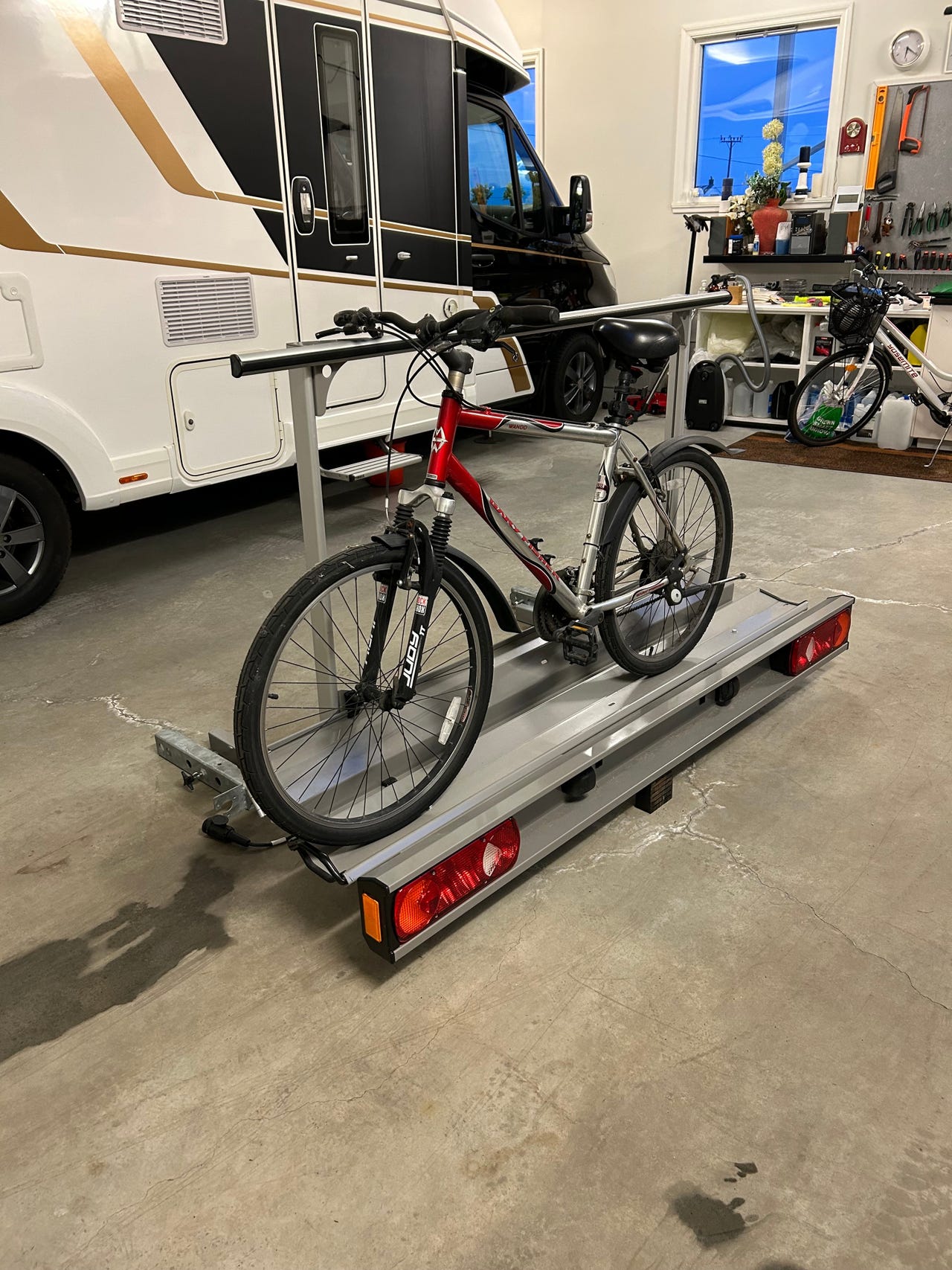 Nytt, ubrukt Sawiko lastestativ for Scoter/el-sykler til bobil med alco ...