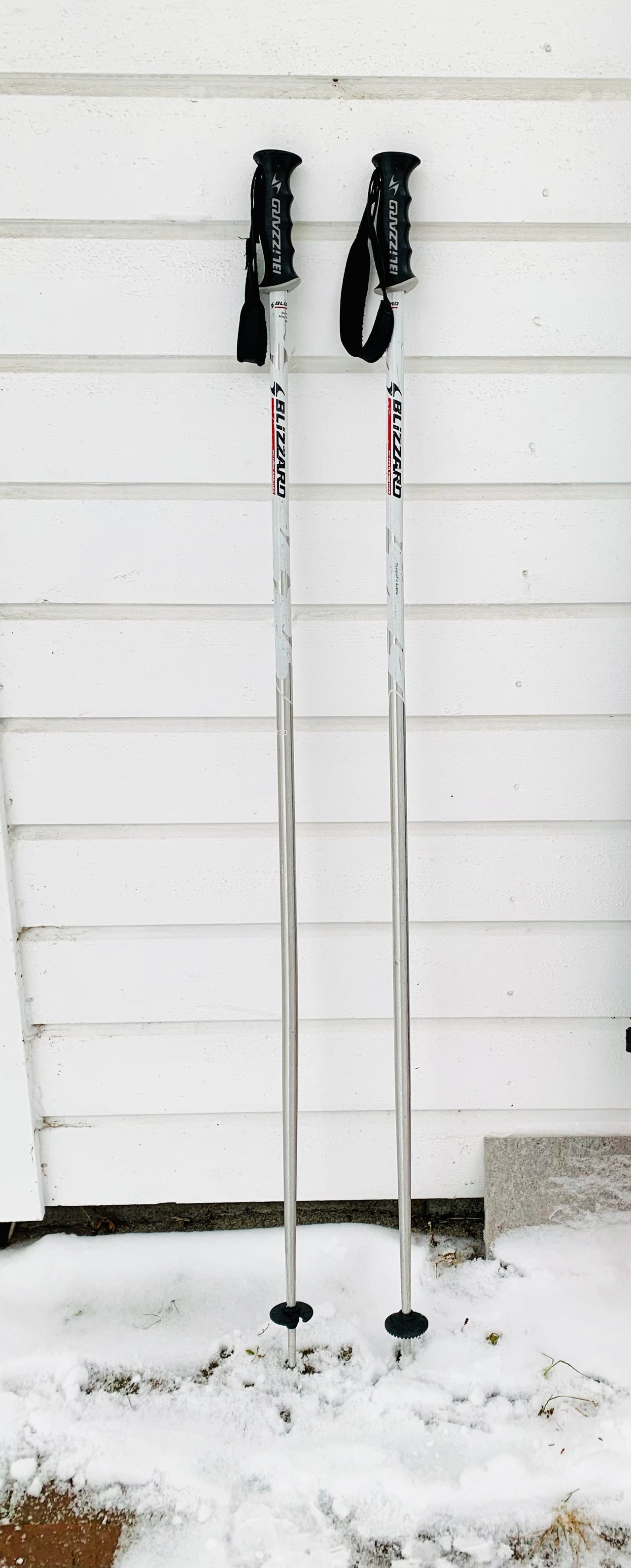 Blizzard - Alpin staver - L: 130 cm - Aluminium - Hi-Tech - Hvite og ...