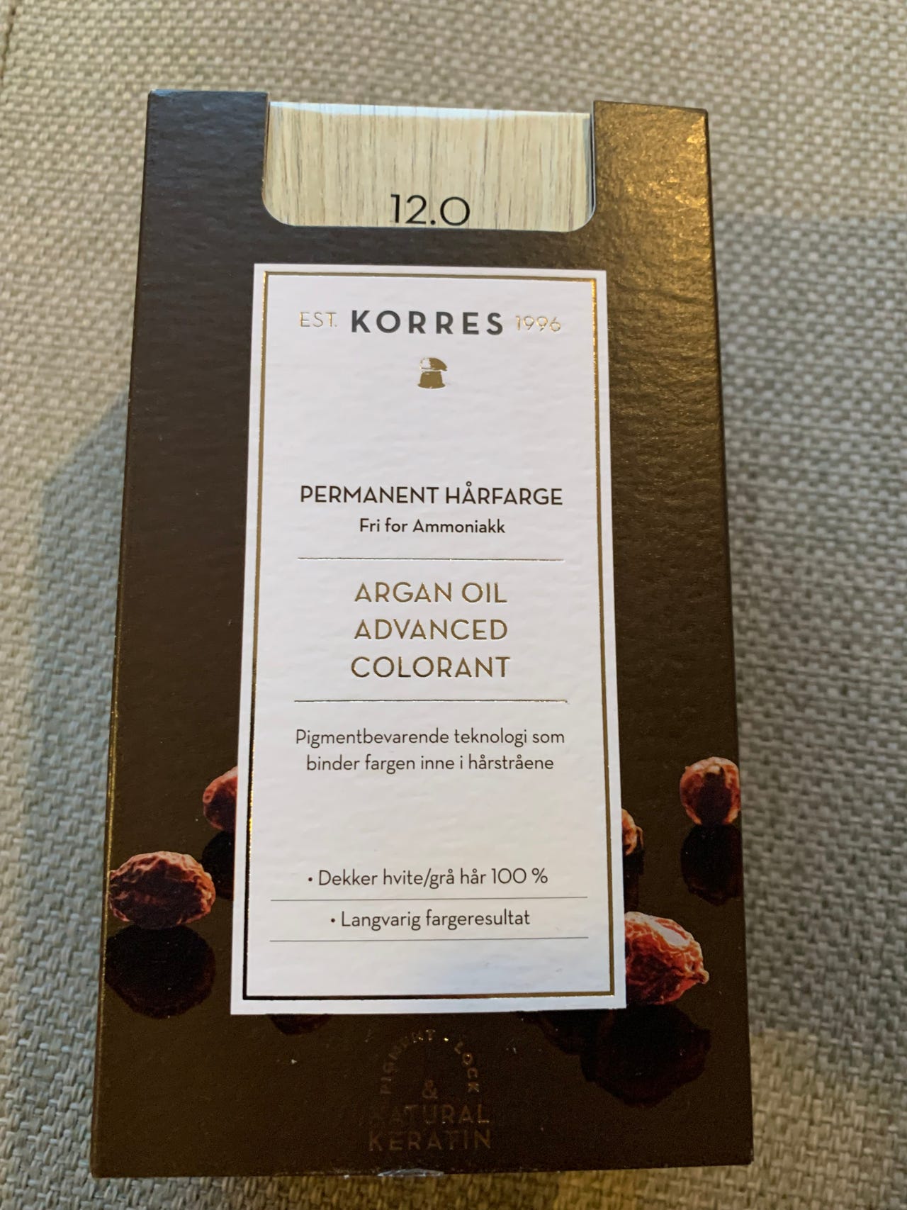 Korres hårfarge, special blonde - fargekode 12.0 selges | FINN-torget