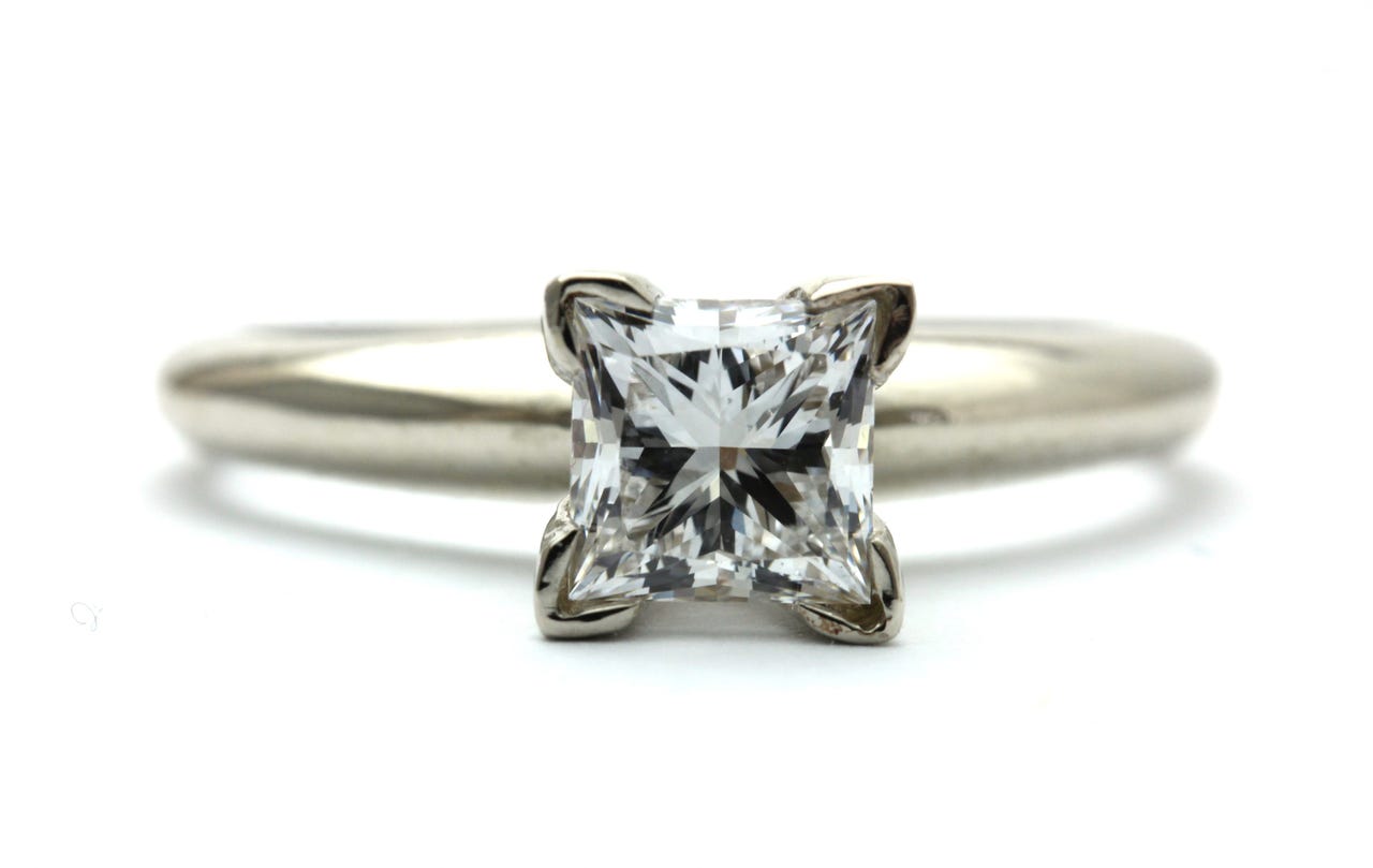 GG (Verdi 129,000-) 1.01ct TOPP Kvalitets diamantring (GIA/RIVER ...