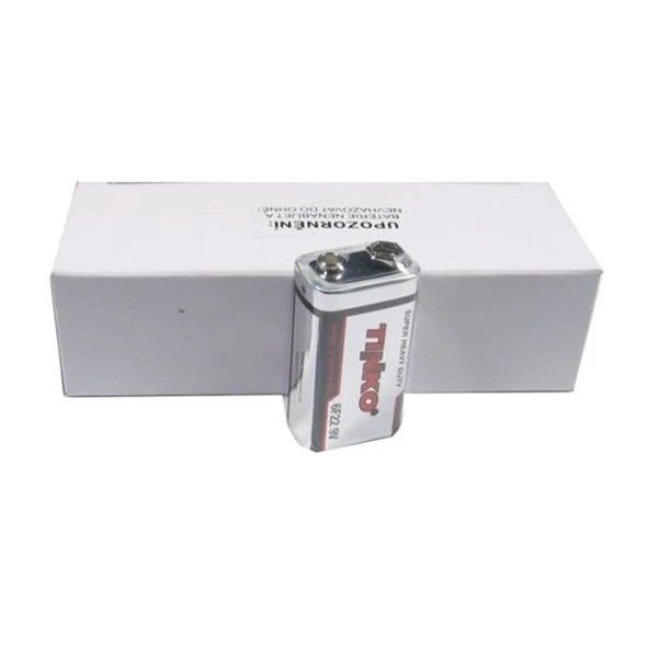 Battery 6F22 (9V) Zn-Cl TINKO pakning med 10stk | FINN torget