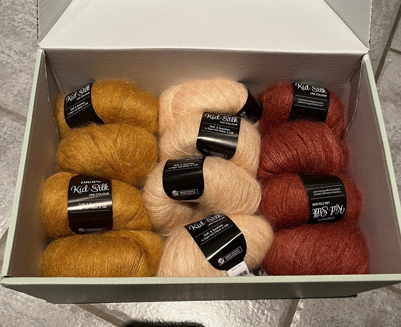 Drops kid silk mohair garn selges | FINN-torget