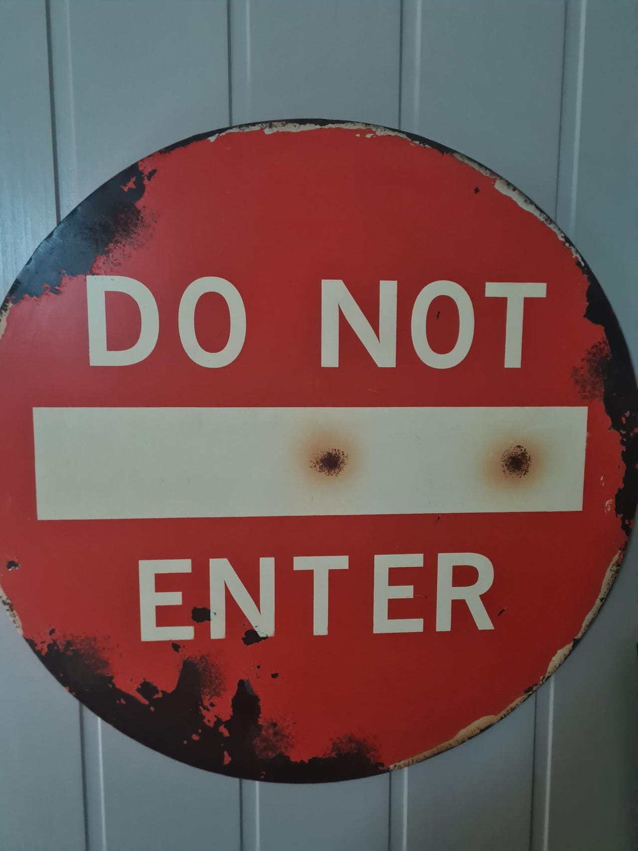 "DO NOT ENTER" metal skilt | FINN torget