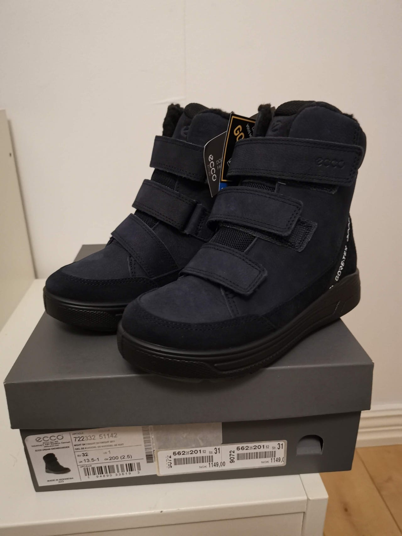 Ecco vintersko / -støvletter barn str. 31 med Gore-Tex | FINN torget