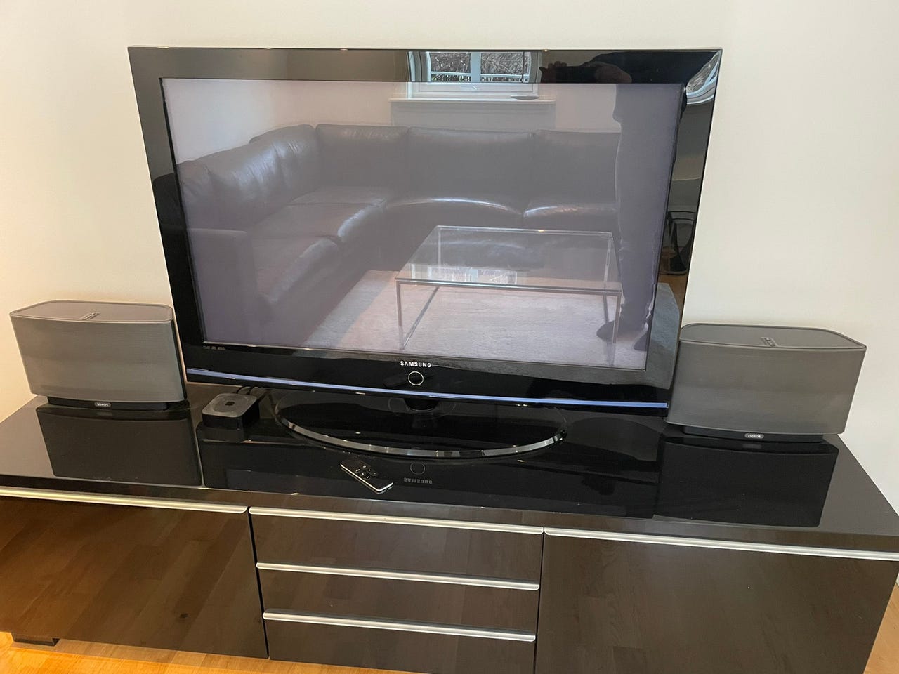 Samsung 55’’ plasma TV til salgs | FINN torget