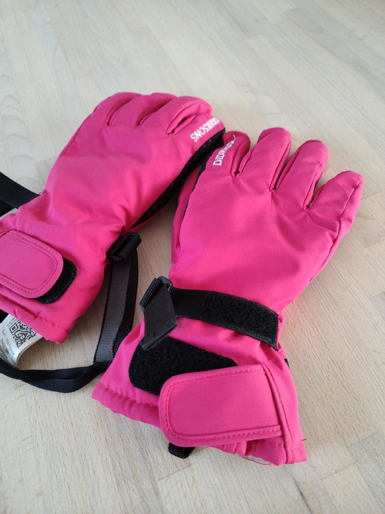 Hansker rosa størrelse 7 (10-12 år?), Didriksons | FINN-torget