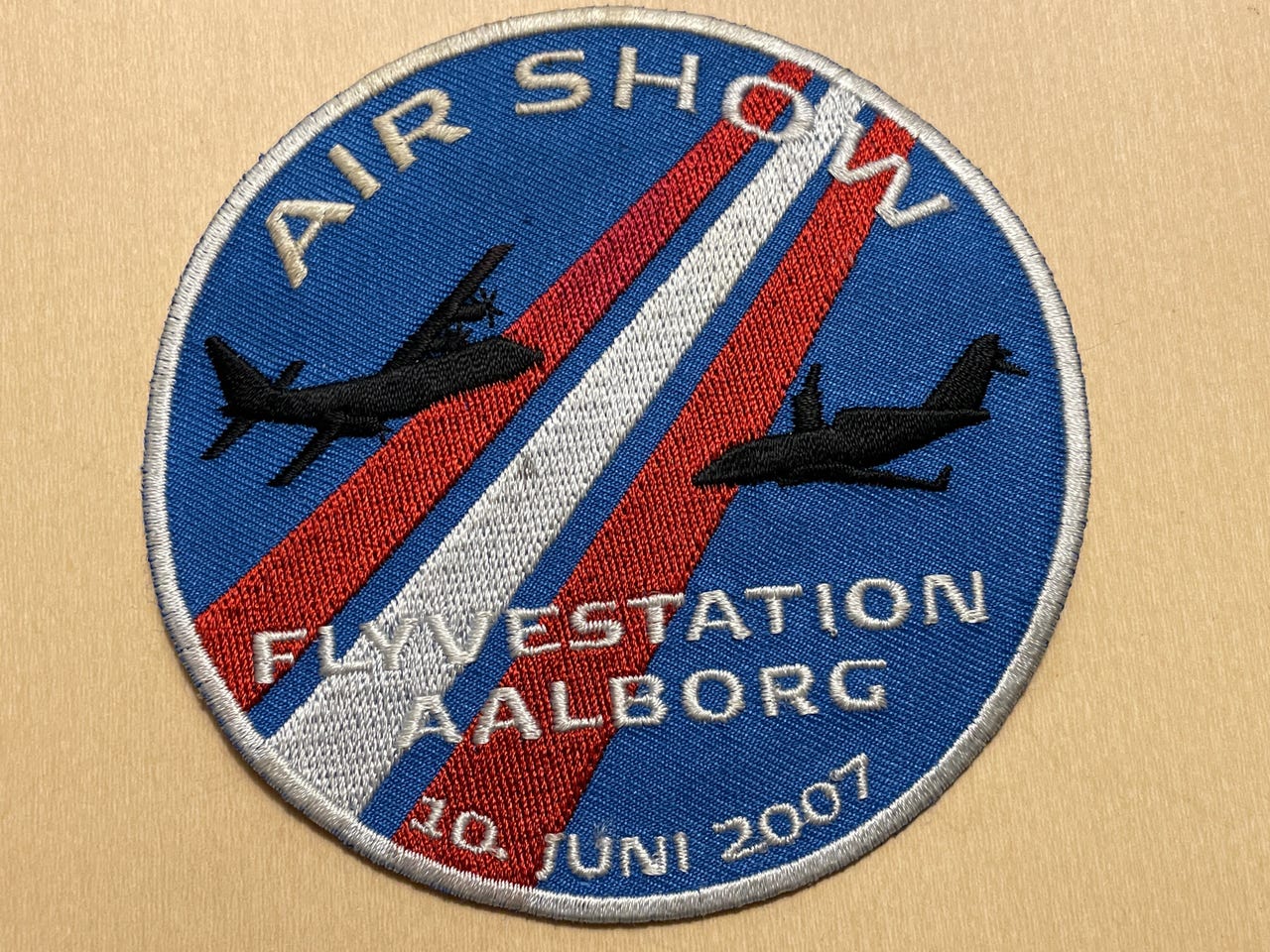 Air Show Flyvestation Aalborg 10. juni 2007 tøymerke | FINN-torget