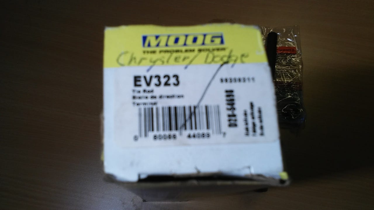 Chrysler Dodge. Aksialledd, parallellstag, styrestang. Moog EV323 | FINN torget