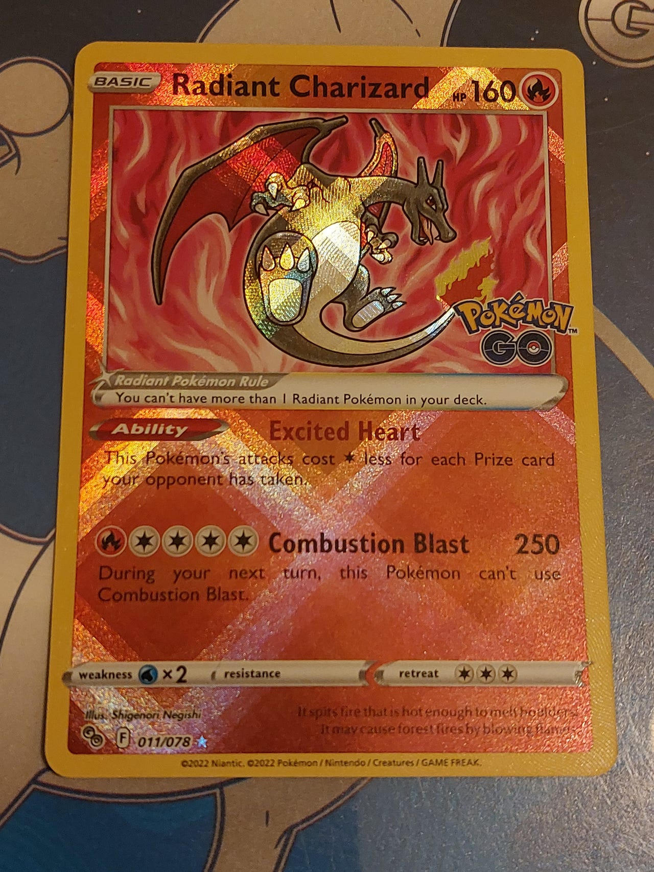 Radiant Charizard Pokémon Go | FINN-torget