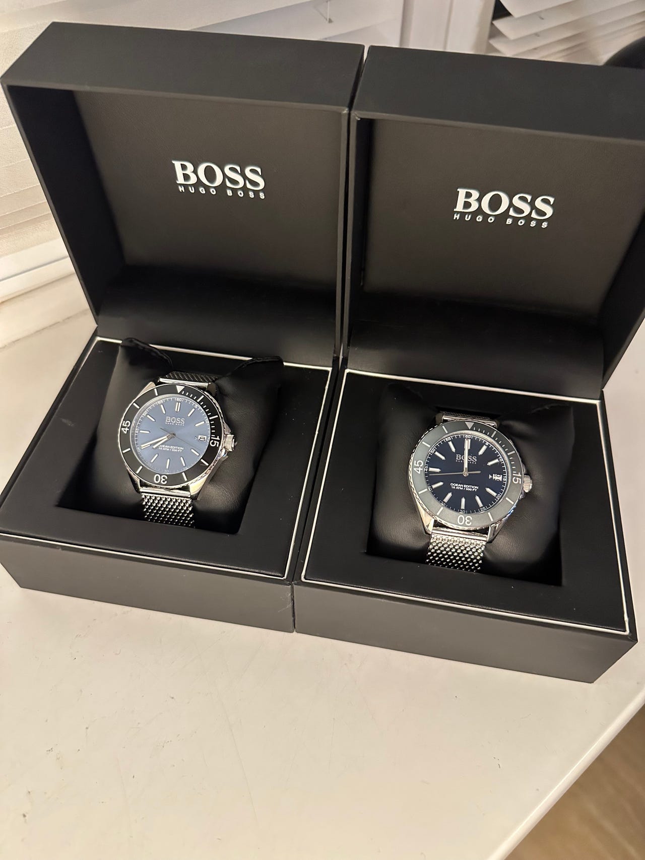 Hugo Boss Ocean Edition - 42mm - Dato - Klokke - Rustfritt stål - Lenke ...