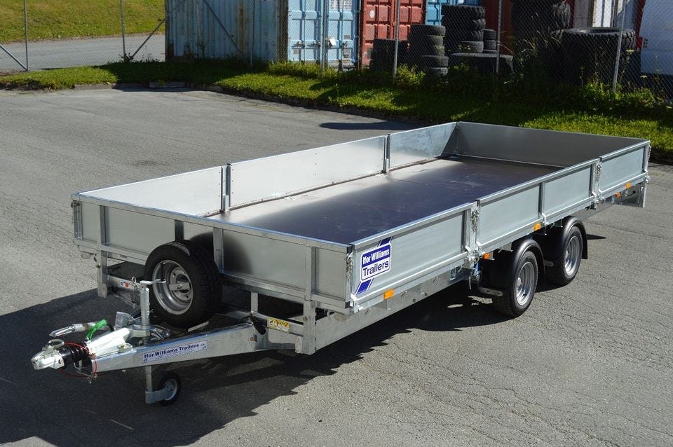 KAMPANJE: Stor henger 547x225 3500 kg Ifor Williams LM187 - Finans ...