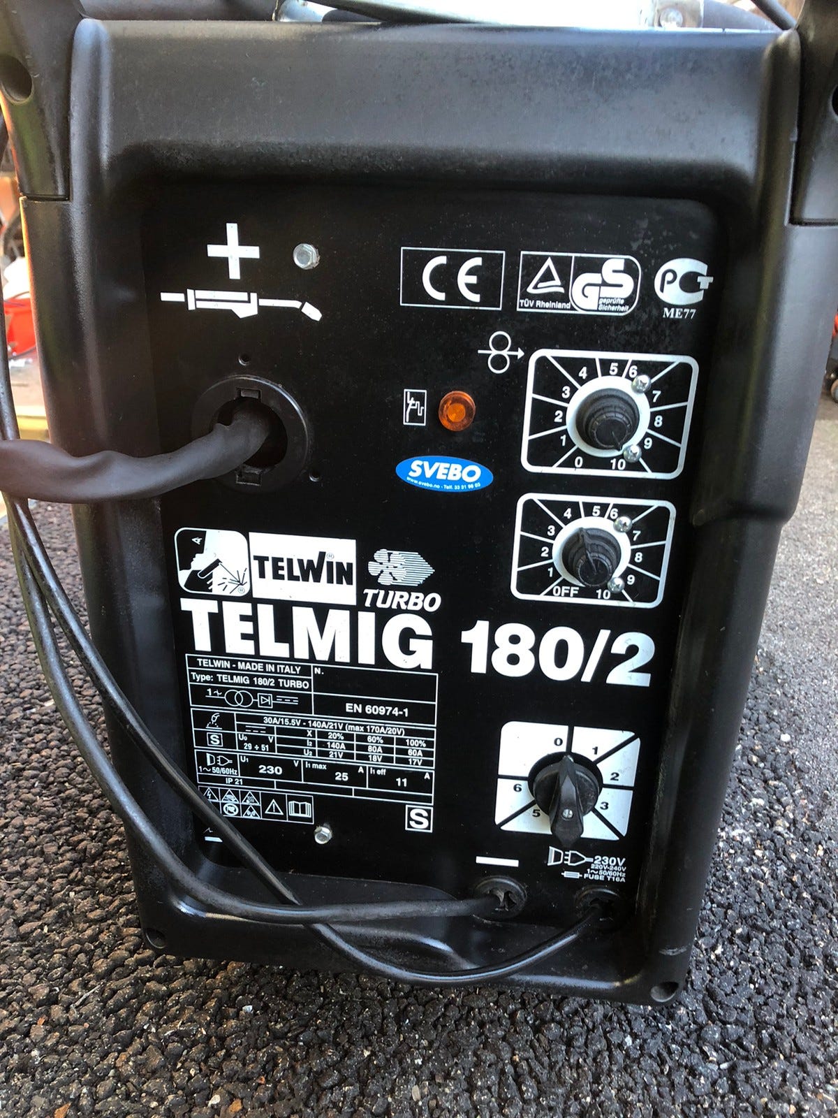 Sveiseapparat Telwin - Telmig 180/2 Turbo | FINN-torget