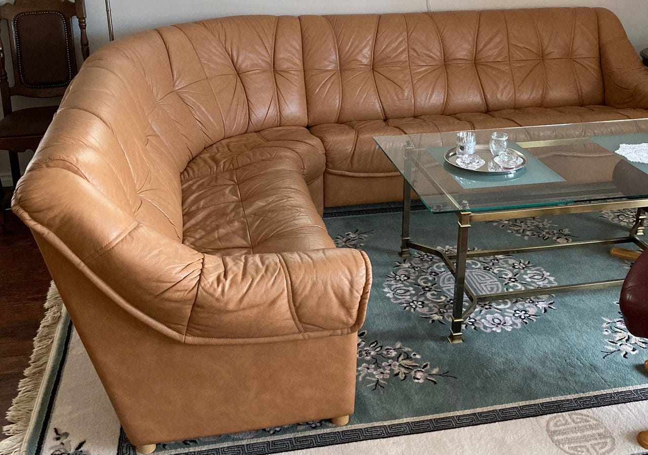 Skinnsofa, hjørne | FINN torget