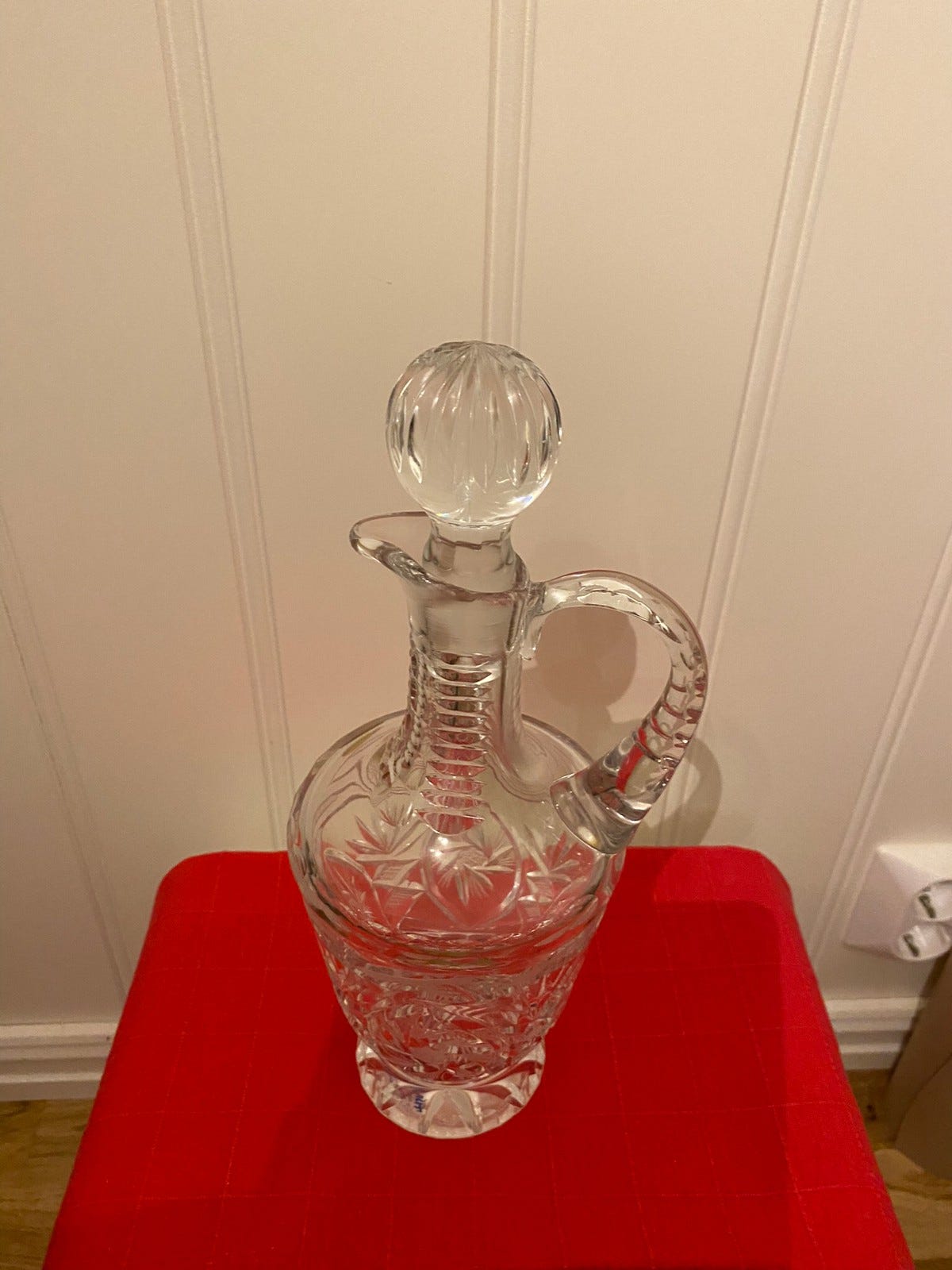 Ny Hånd slipt krystall karaffel | FINN torget