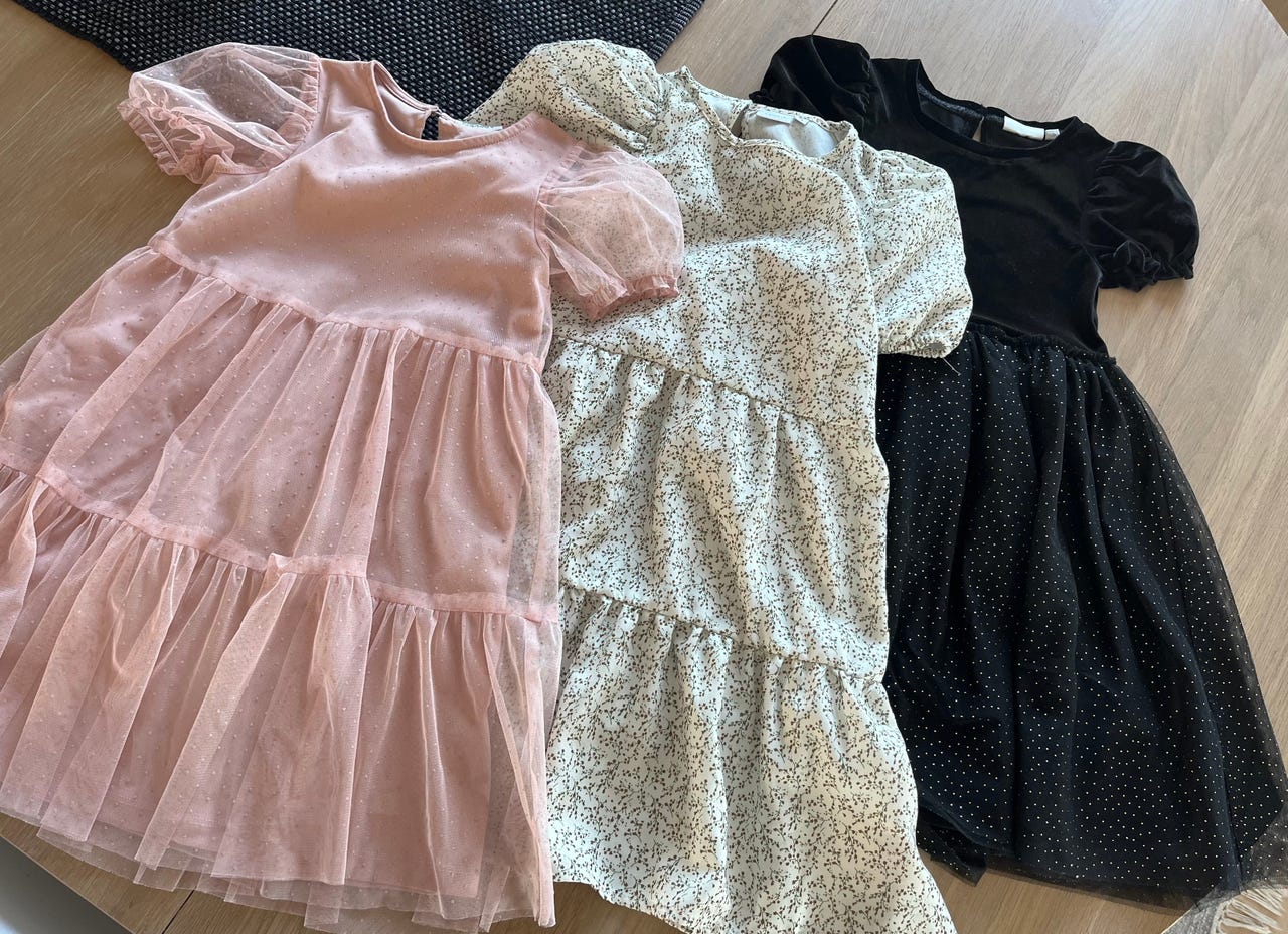 3 supersøte kjoler i str 116 | FINN-torget