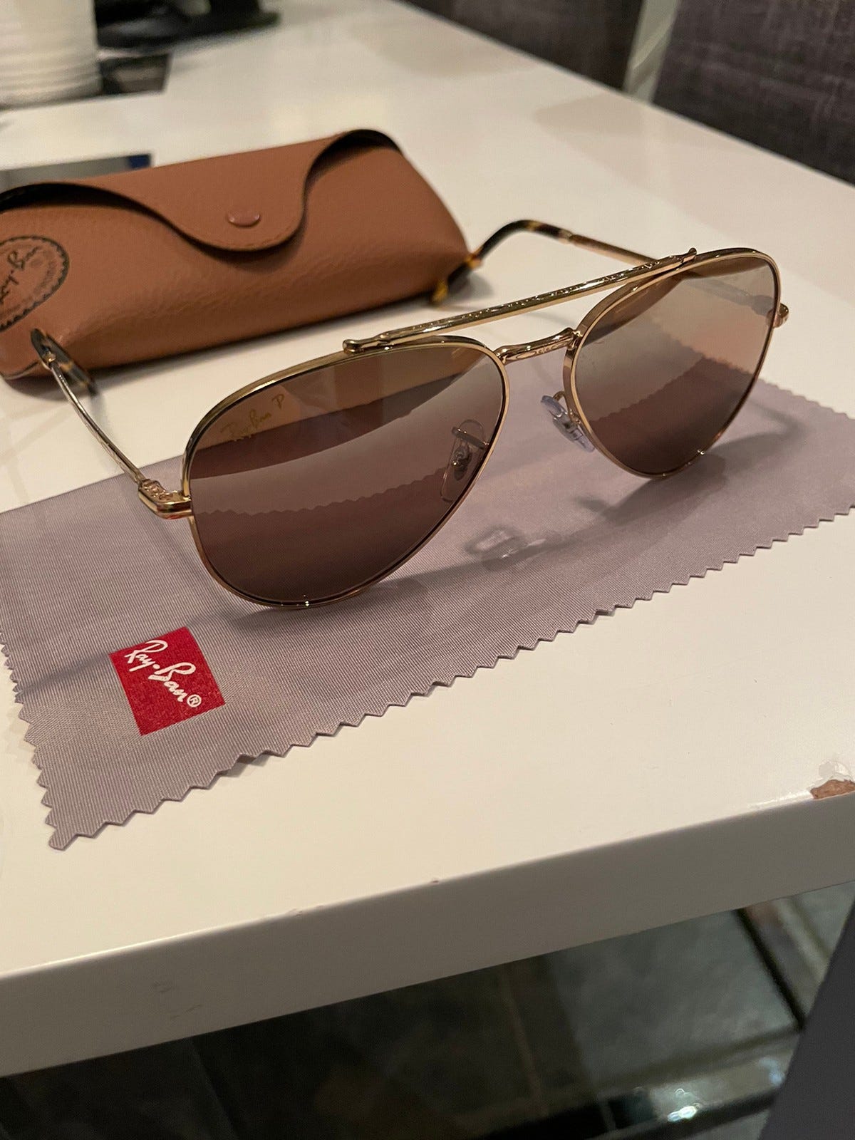 Ray-Ban solbriller, New Aviator, herre | FINN torget
