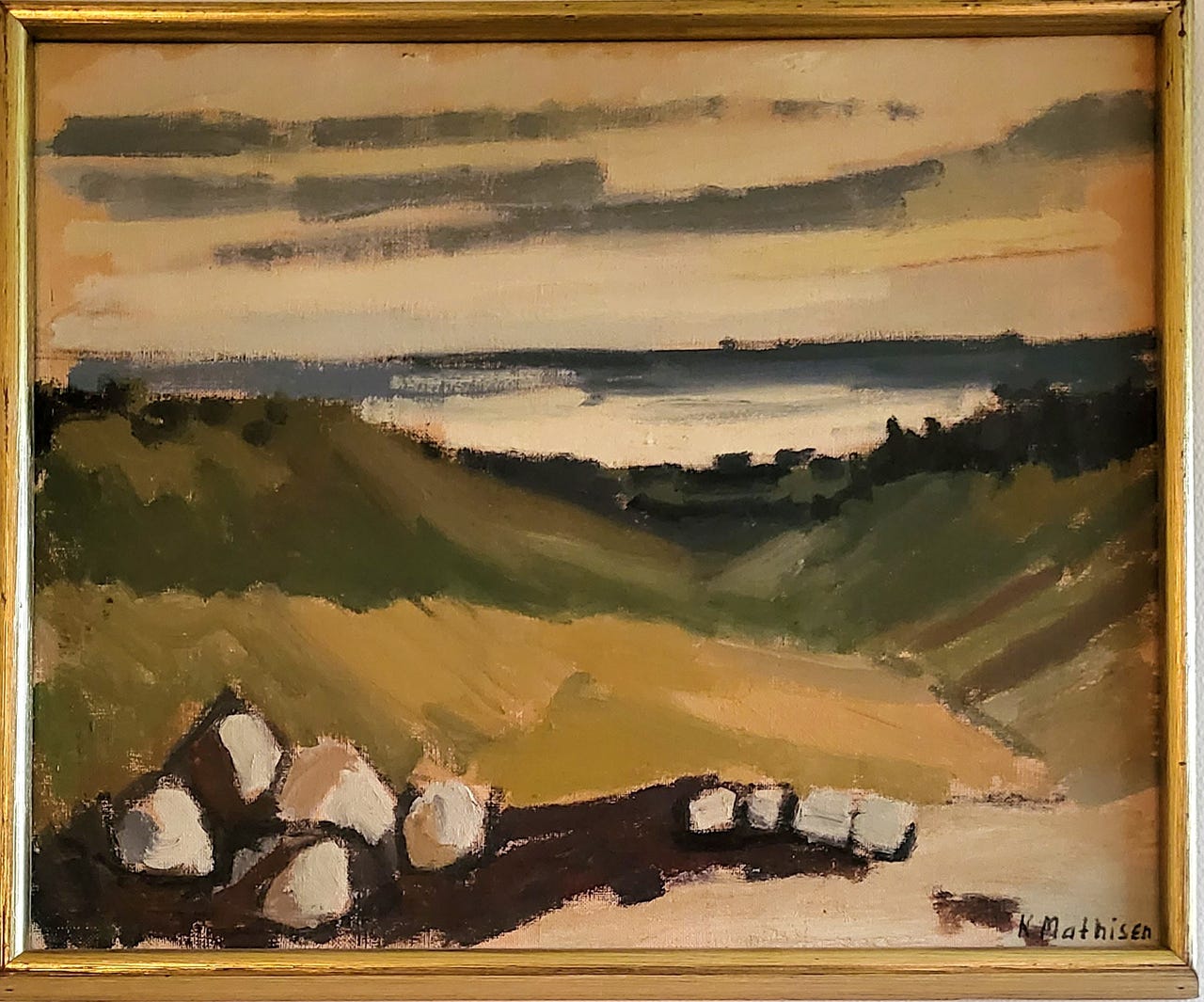 Signert maleri av Kjell Magne Mathisen. Minstepris kr 1.000,- | FINN torget