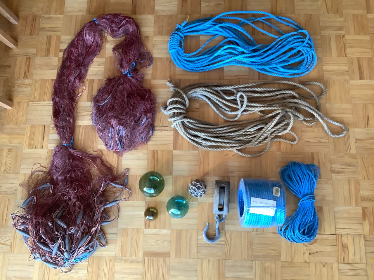 Fiskeutstyr, trollgarn, tau, talje, blylodd mm | FINN torget