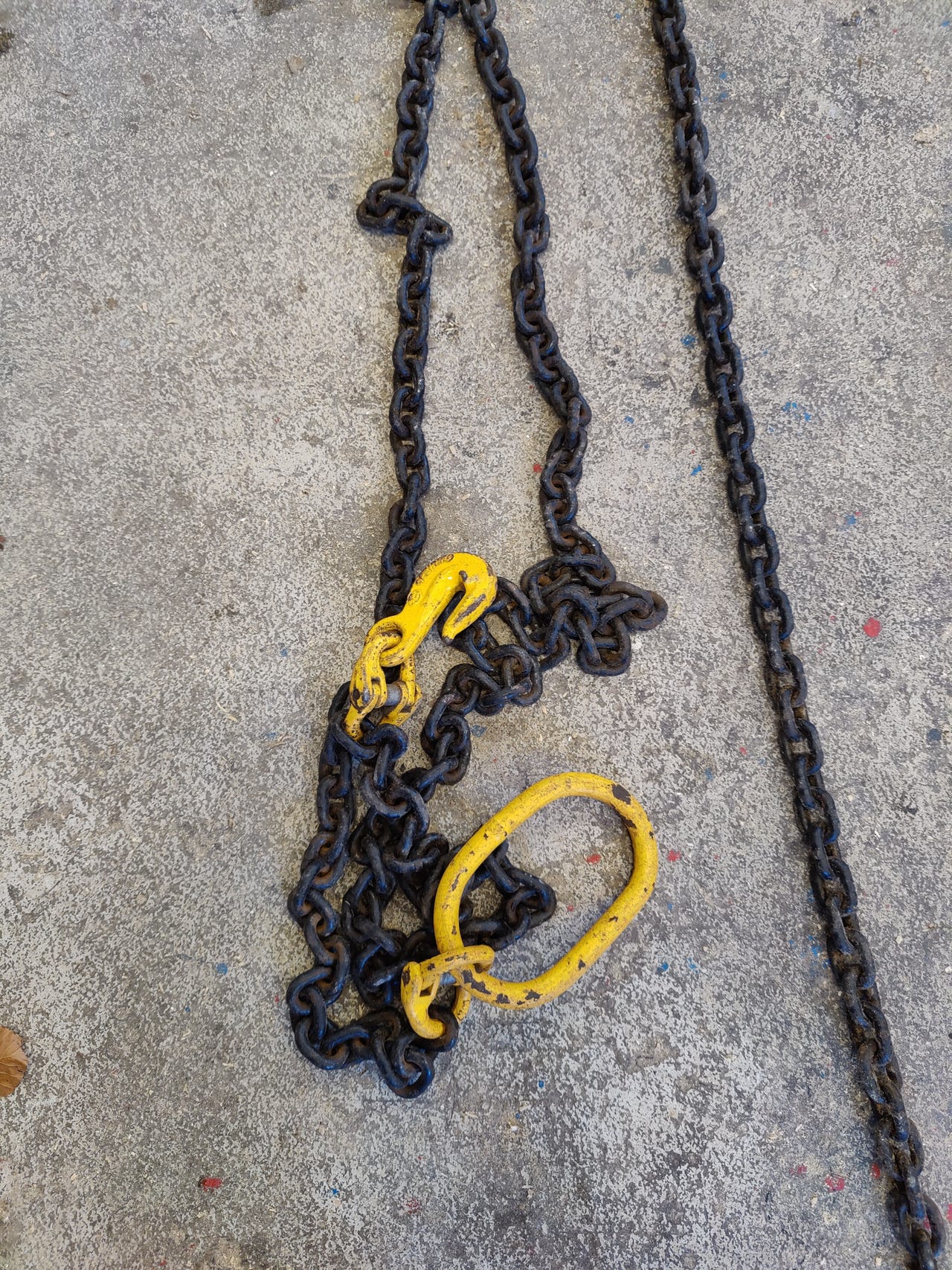 Kjetting med krok og øye + kjettingstrammer. | FINN torget