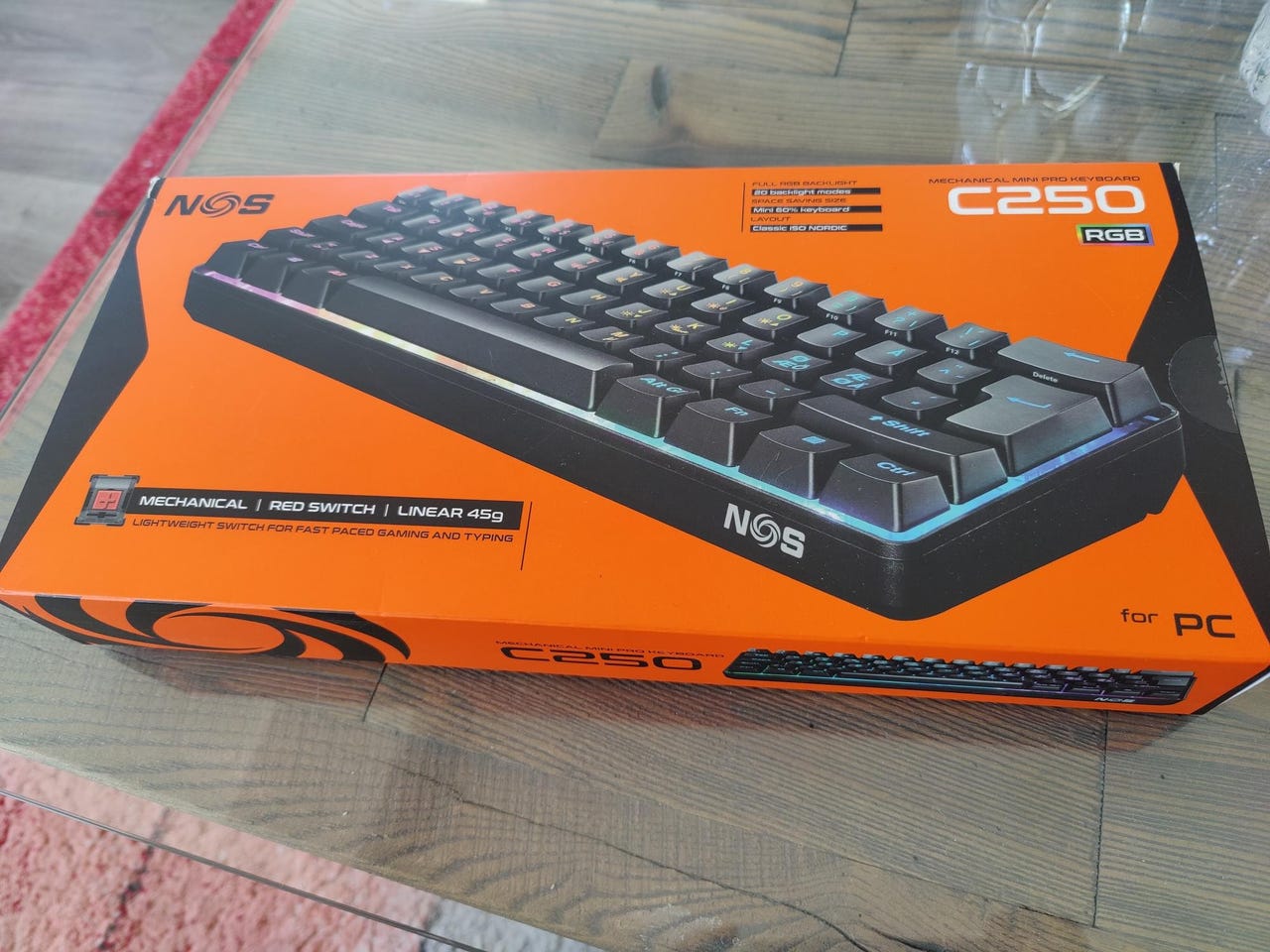 Nos C250 mekanisk gaming tastatur | FINN torget