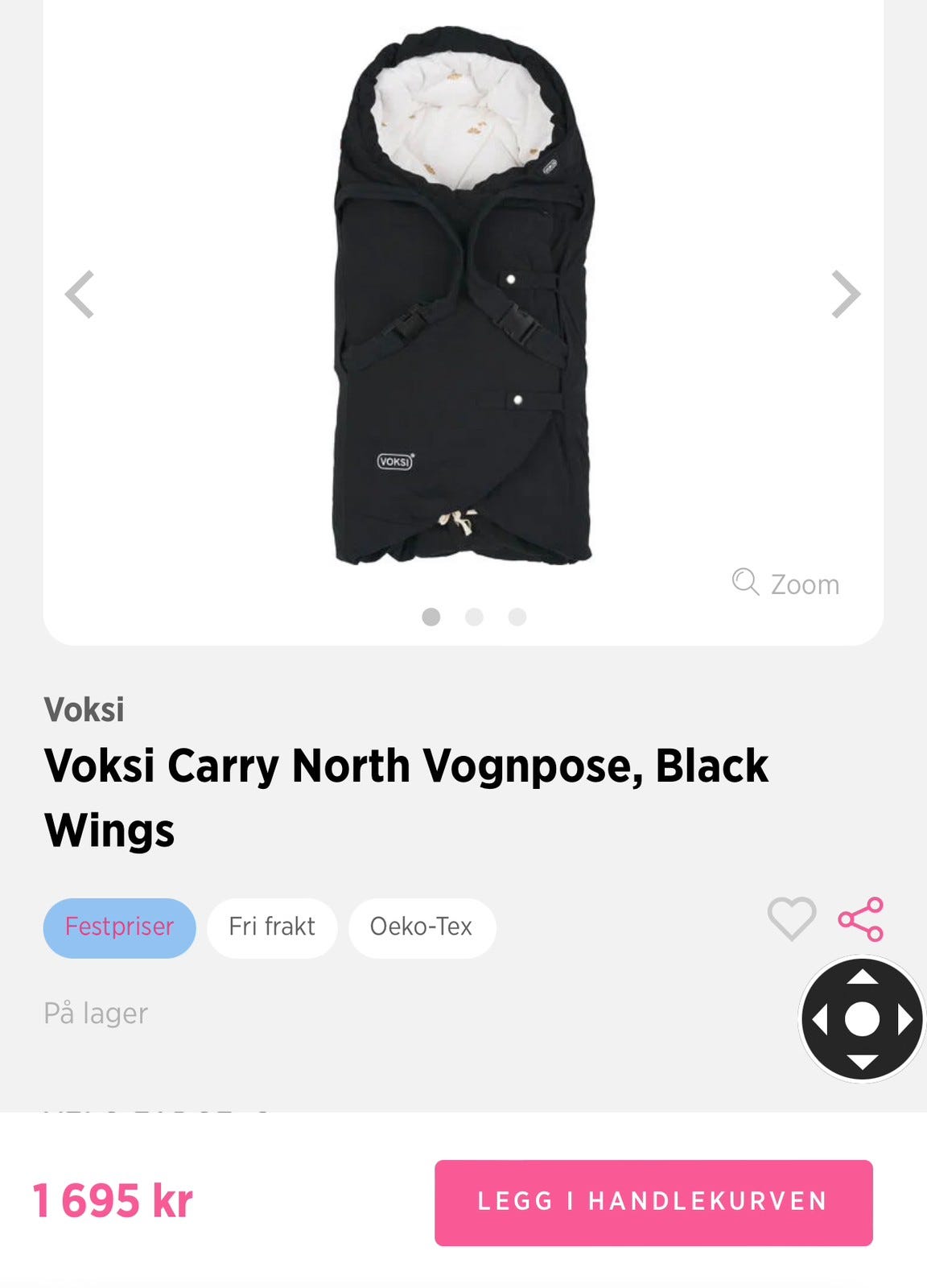 voksi vognpose | FINN torget