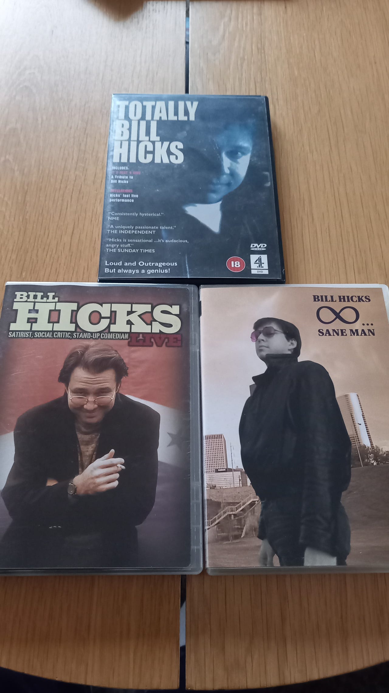 Bill Hicks Collection (3 DVDer) | FINN torget