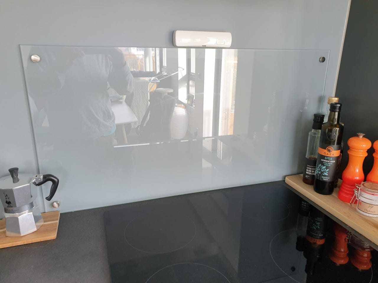 Glassplate til kjøkken 90x45 cm | FINN torget