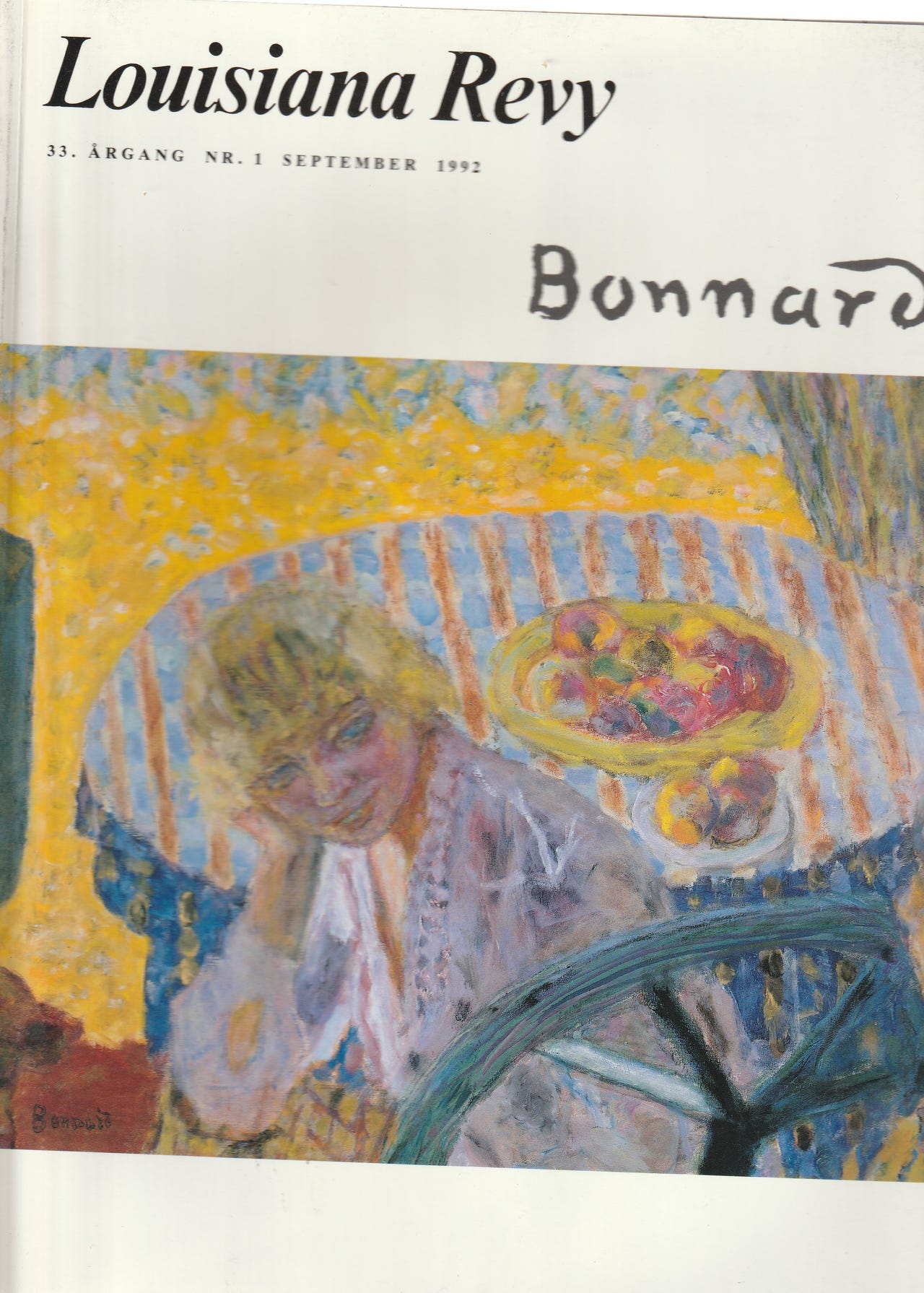 Louisiana Revy 33. årgang Nr. 1 September 1992 Bonnard | FINN-torget