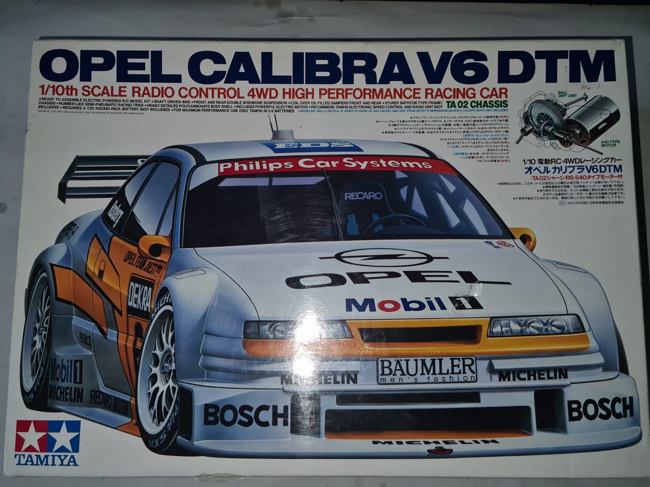 TAMIYA 1/10 OPEL CALIBRA V6 DTM | FINN-torget