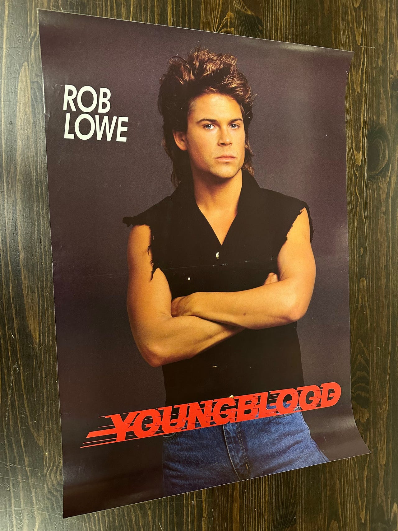Youngblood kinoplakat - Rob Lowe 1986 | FINN-torget