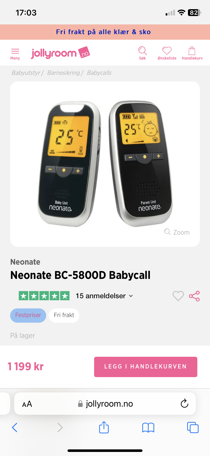 Babycall Neonate bc 5800-D | FINN torget
