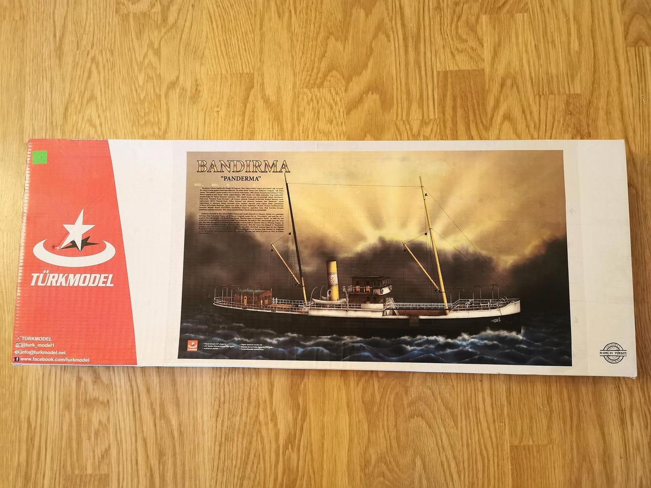 Turkmodel Bandirma "Panderma" 1/87 Scale Wooden Model Kit | FINN torget